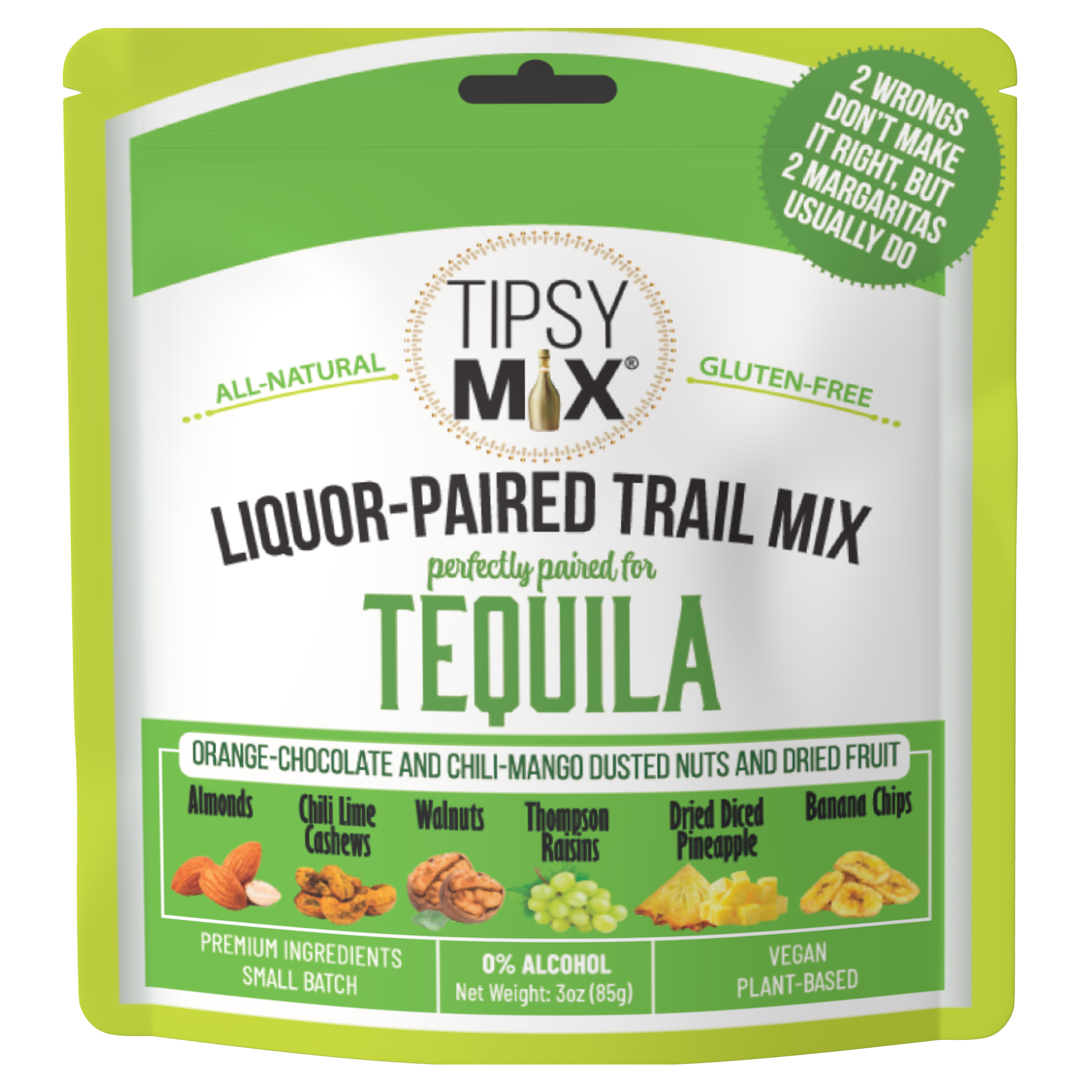 Trail Mix Pairing for Tequila (Set of 3) - Tipsy Mix